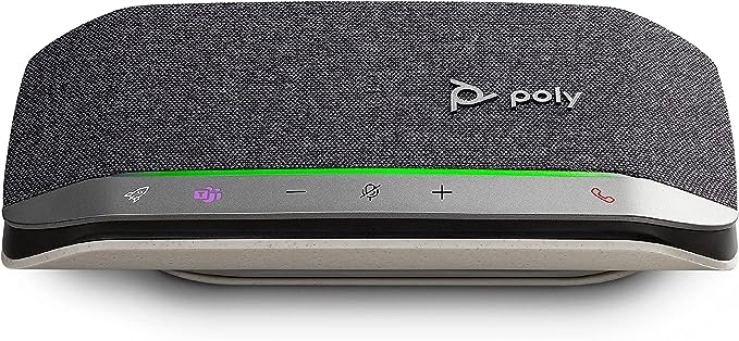 Poly Sync 20 USB-C 個人智慧免持聽筒 - 透過 USB-C/USB-A 連接線透過藍牙和 PC/Mac 連接到手機