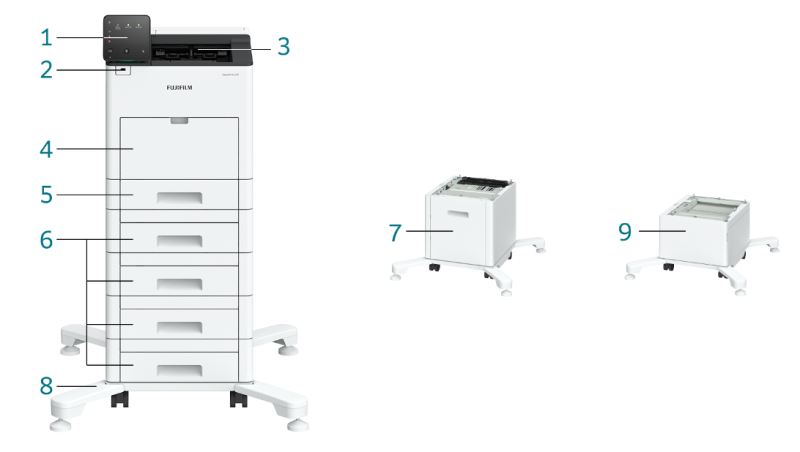 FujiFilm ApeosPrint 6340 A4 Mono Laser Printer