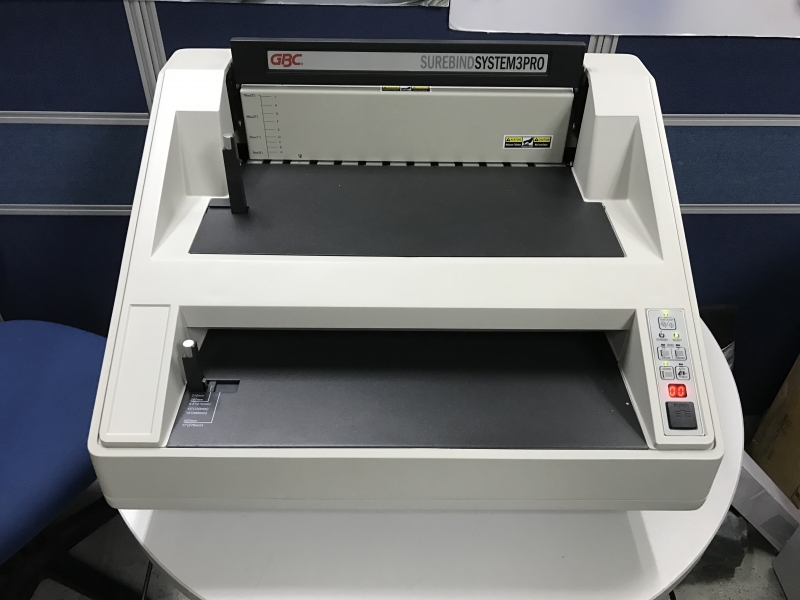 GBC System Three Pro SureBind ~750 sheets (3 inch) 電動熱溶夾條訂裝機 (電動打孔 手動上膠 ...