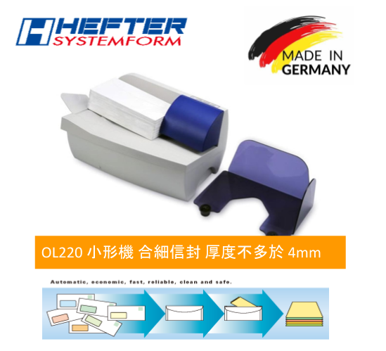 Hefter OL-220 自動開信機 - 機小慳位，(只鎅開信封一邊，沒有紙條，極小鎅爛信件)